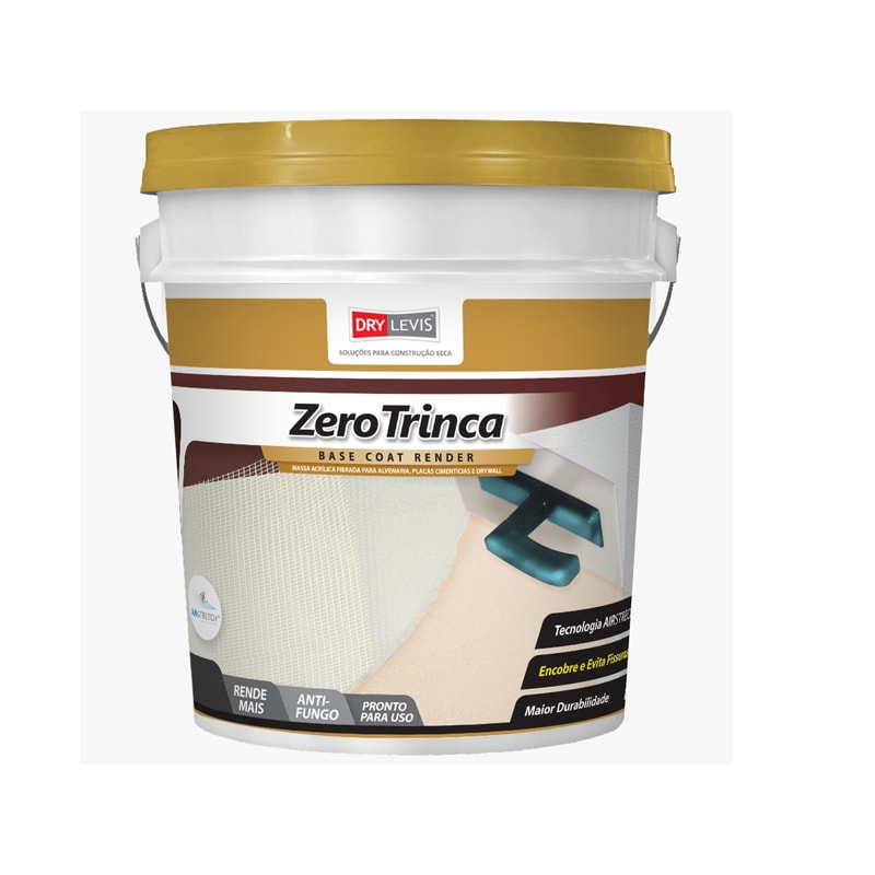 Base Coat Render Pronto para Placa Cimentícia Zero Trinca 25kg