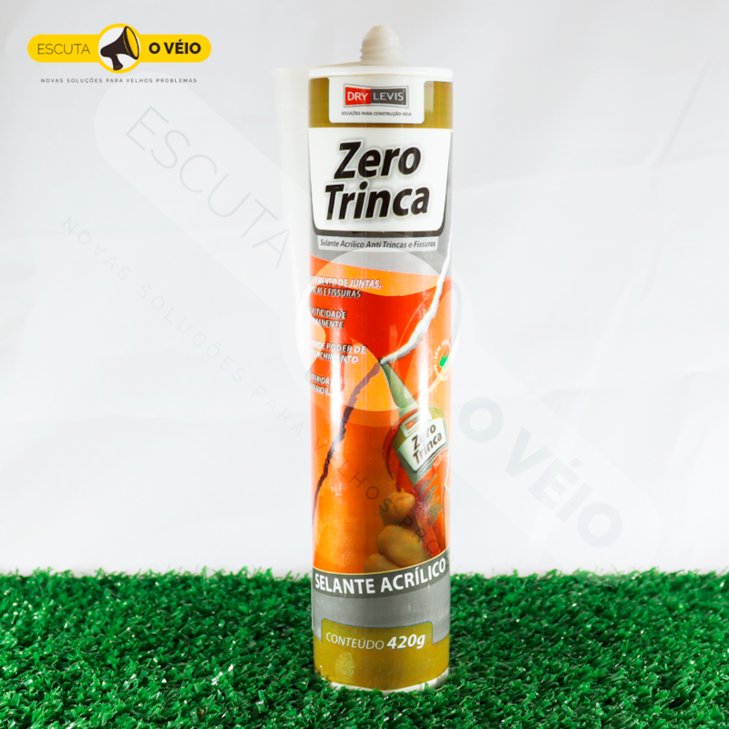 Selante Acrílico Para Trincas E Fissuras Zero Trinca 420g