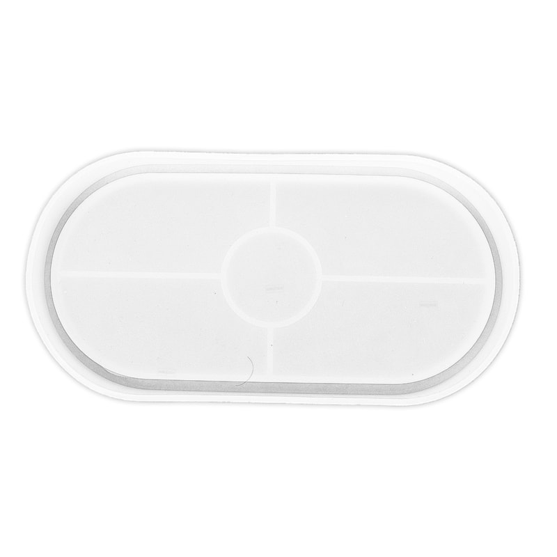 Molde de Silicone P/ Bandeja Oval - Escuta o Veio